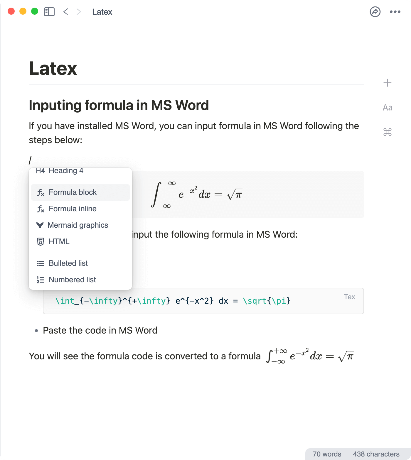 Inkdown – markdown editing and publishing too